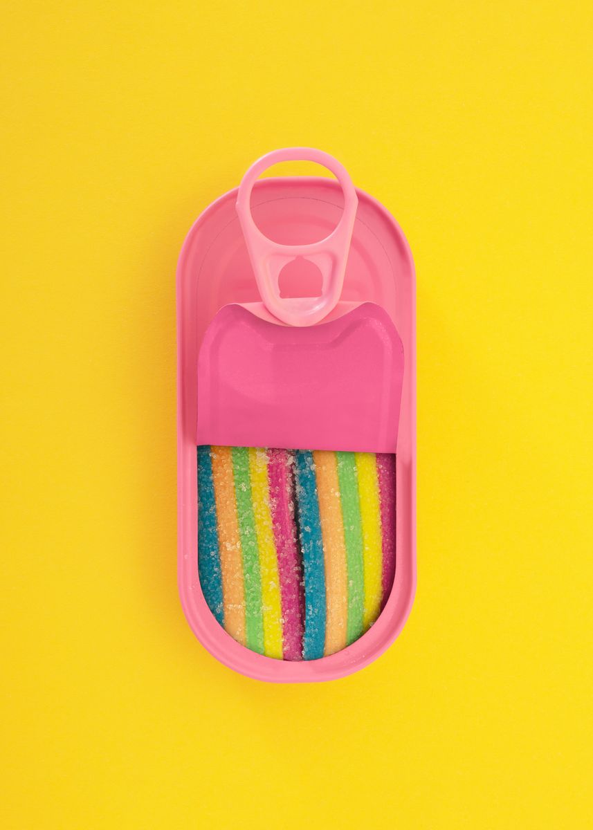 'Canned Candy' Poster, picture, metal print, paint by World Class ...