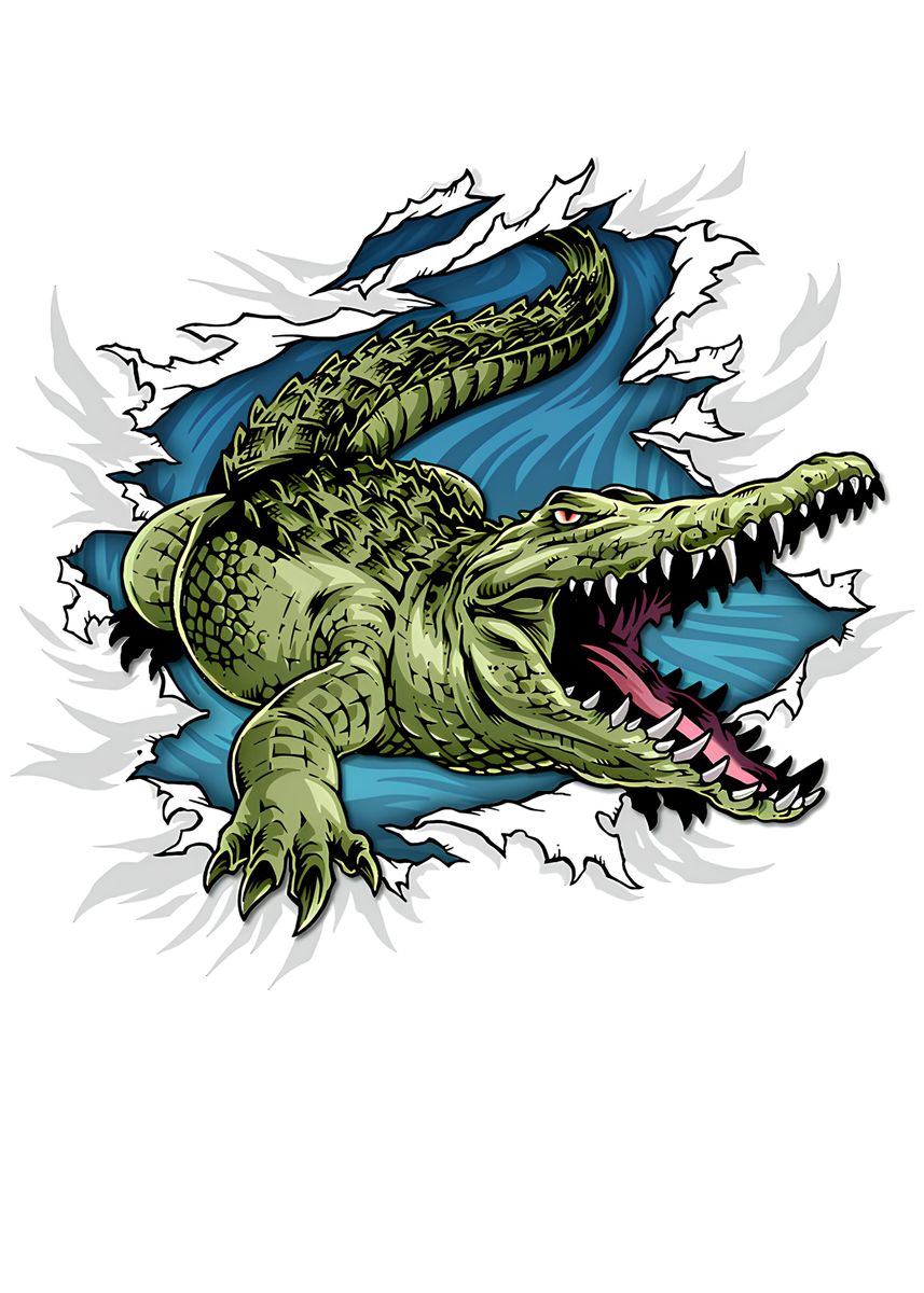 'Aligator' Poster by Sela Novianti | Displate