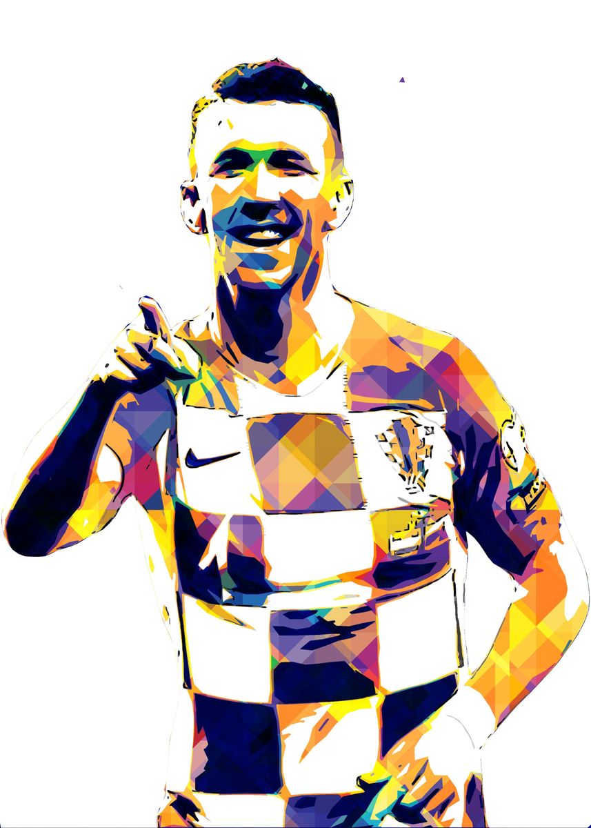 'Ivan Perisic' Poster, picture, metal print, paint by RobertHall Studio ...