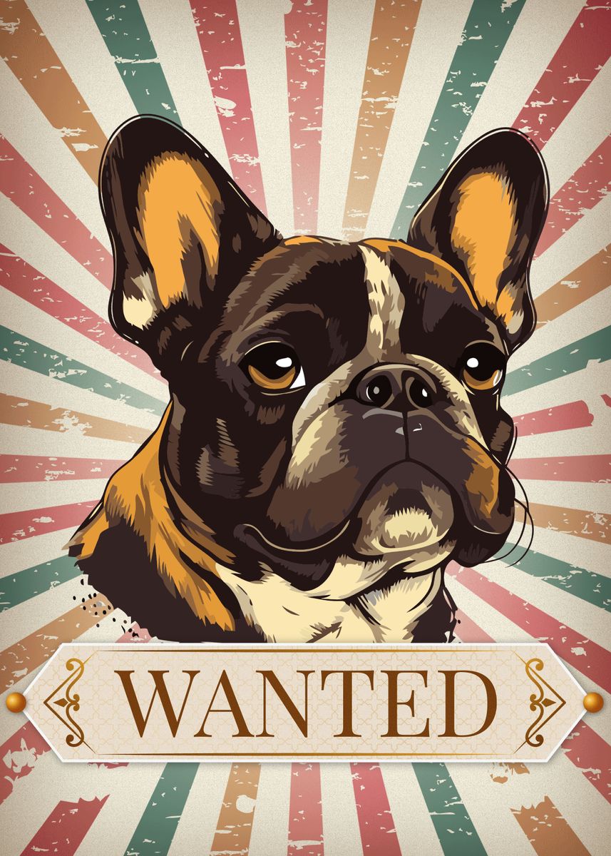 'Bounty Dog ' Poster, picture, metal print, paint by Tovu Yovi Darmawan | Displate