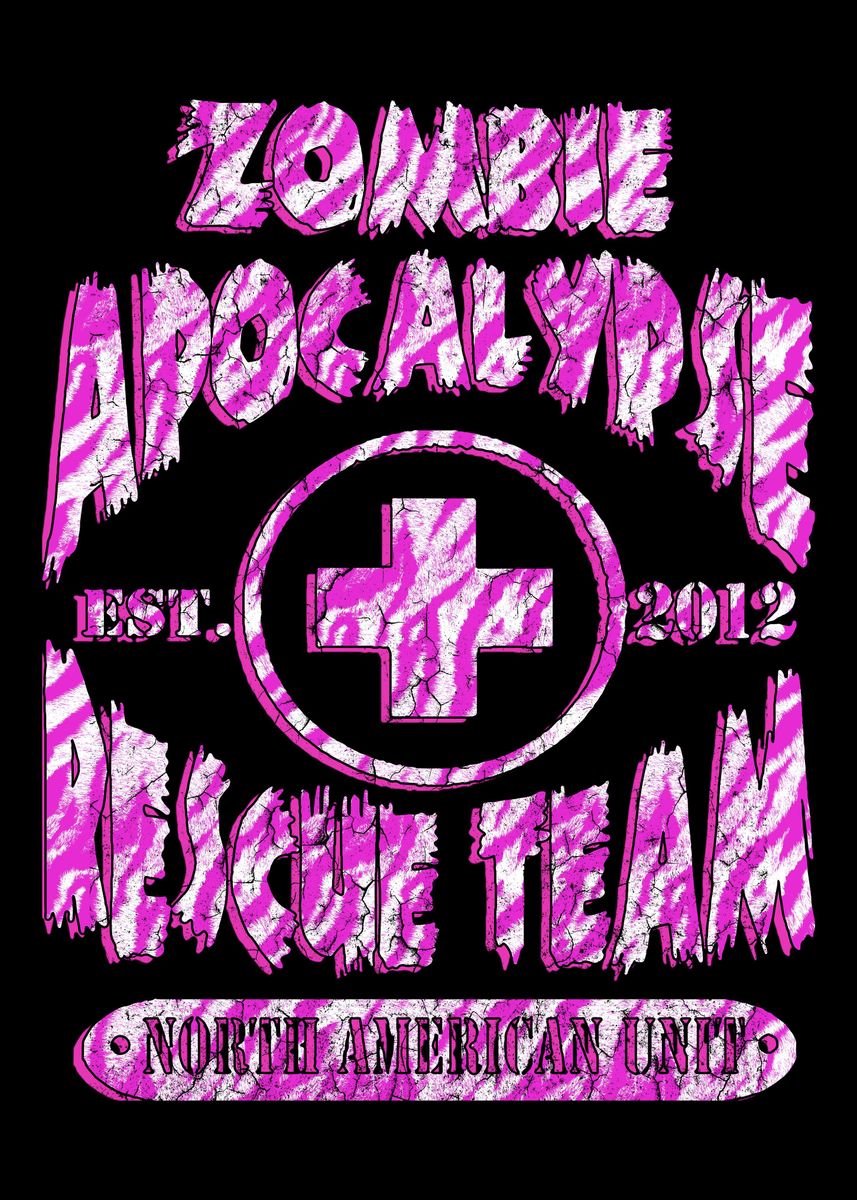 'zombie team' Poster, picture, metal print, paint by slaway tokthil ...