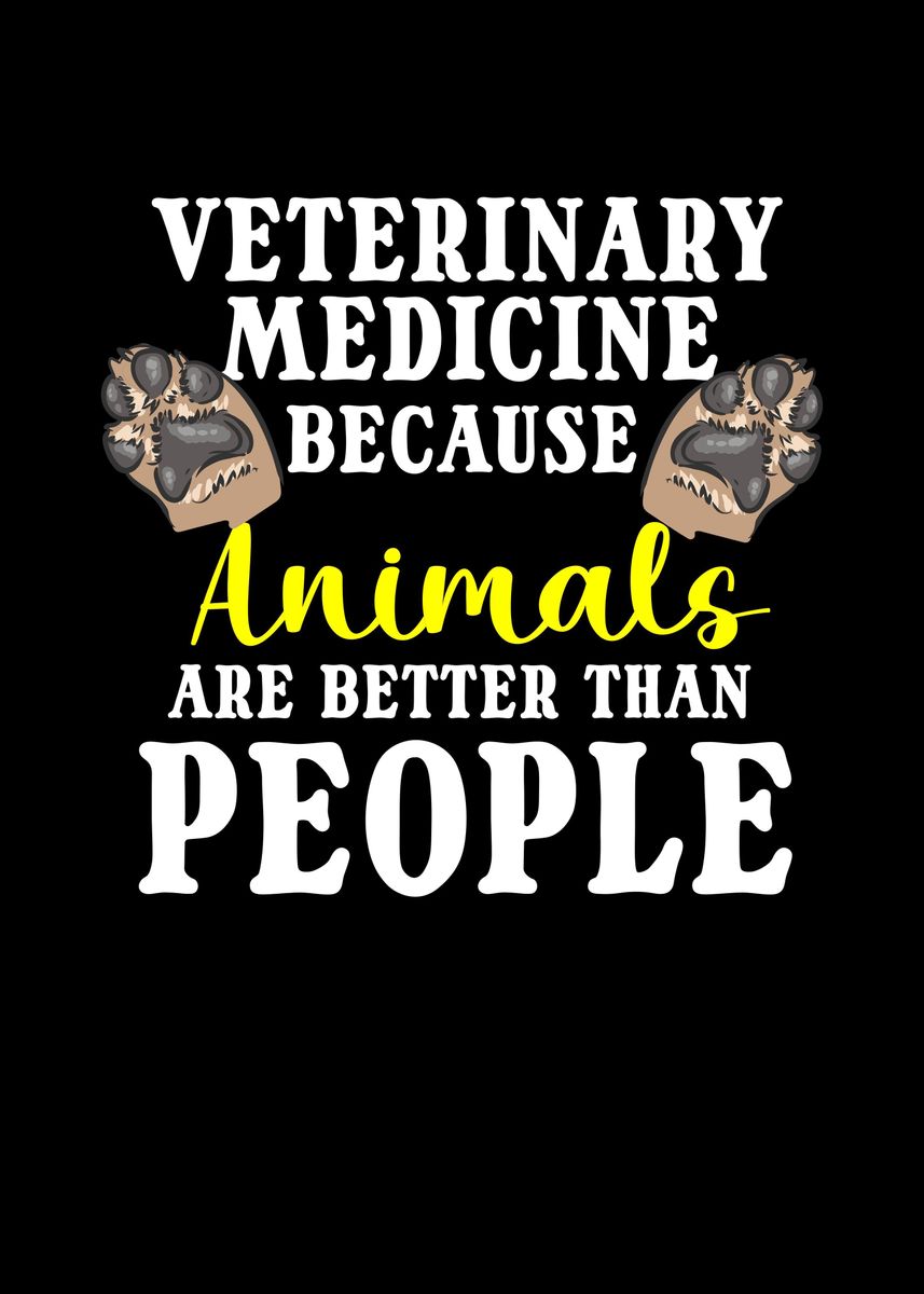 'Veterinary Medicine' Poster, picture, metal print, paint by Uwe ...