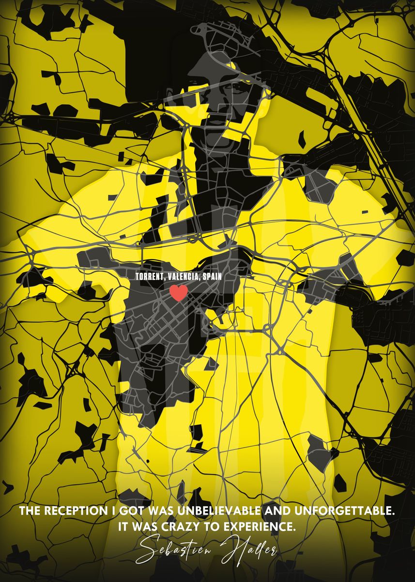 'Sebastien Haller Torrent ' Poster, picture, metal print, paint by ...