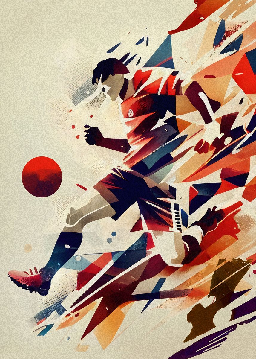'Football concept' Poster by MCAshe Art | Displate