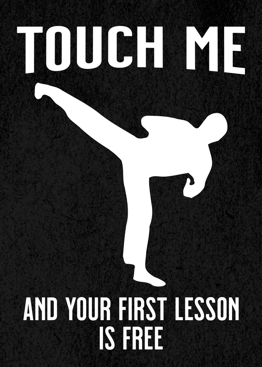 'TOUCH ME BLACK' Poster, picture, metal print, paint by Atomic Chinook ...