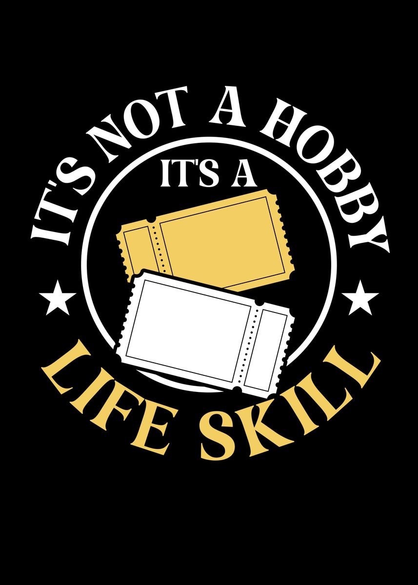 'Its Not A Hobby Its A' Poster by kritich | Displate