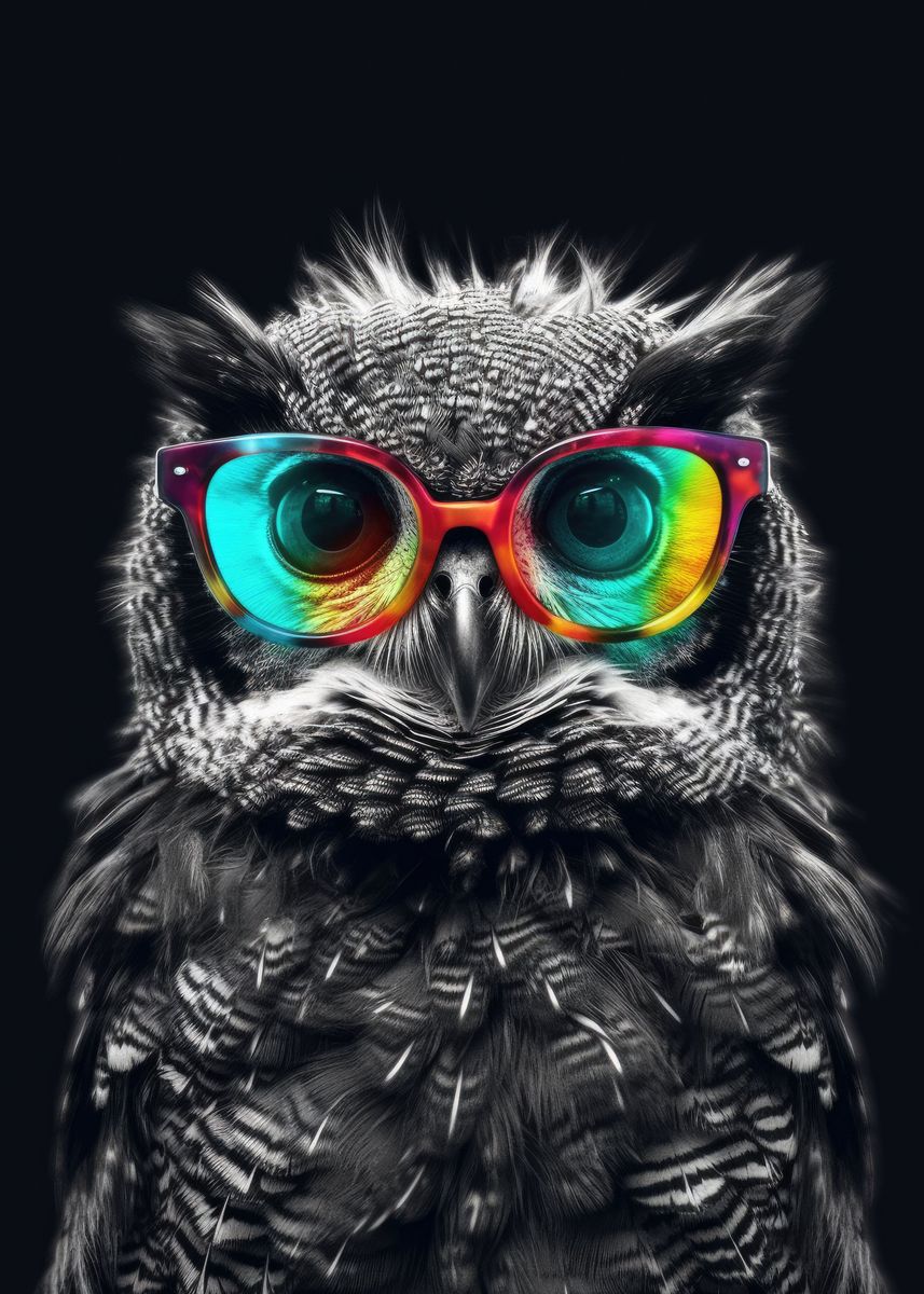 'Owl Animal' Poster by DecoyDesign | Displate