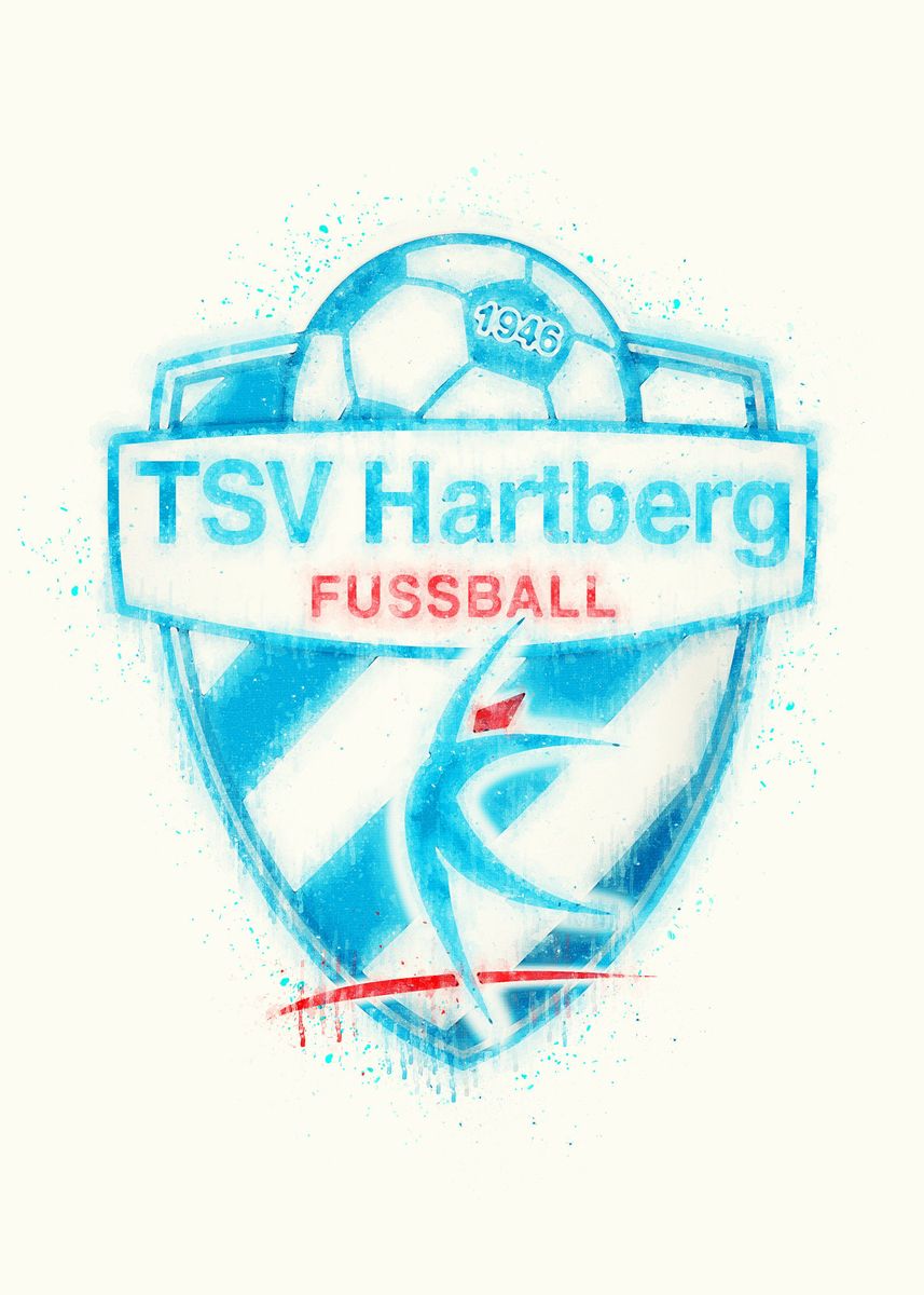 'TSV Hartberg' Poster, picture, metal print, paint by ...