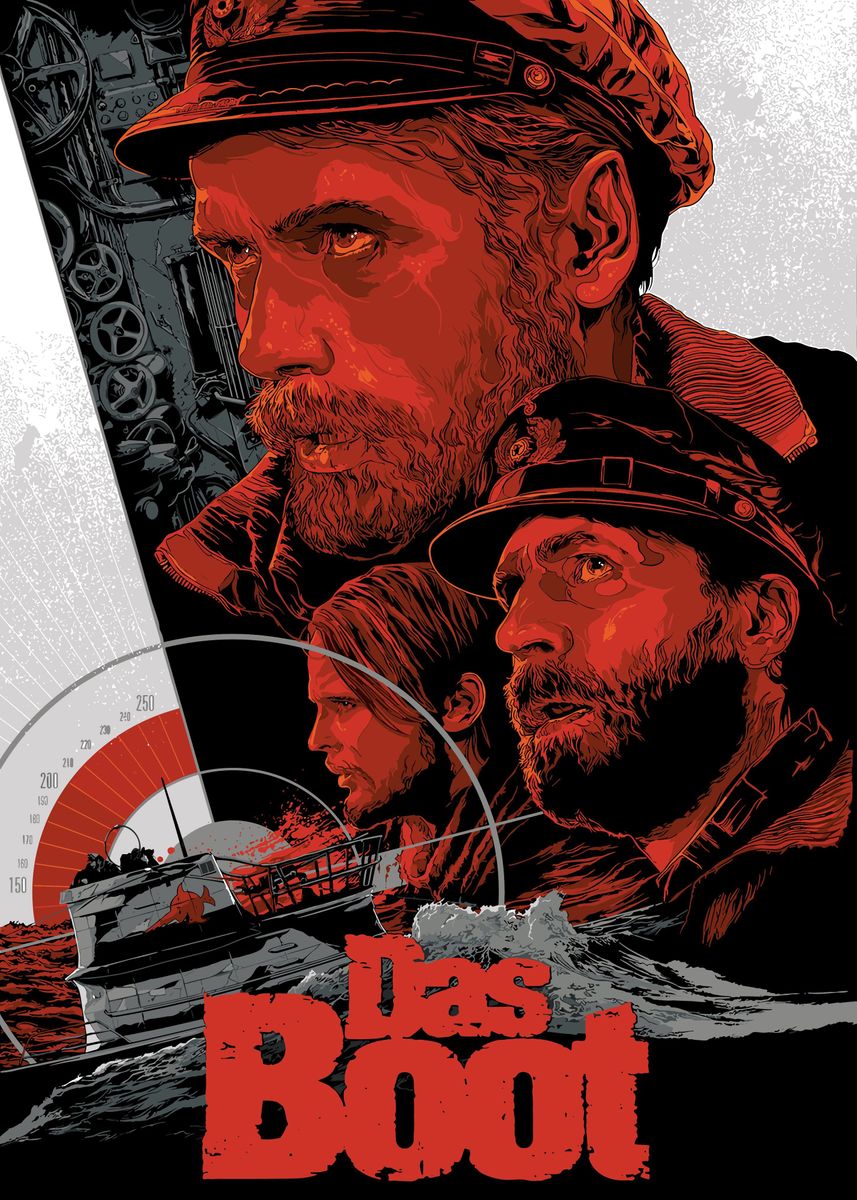 'Das boot' Poster, picture, metal print, paint by Dickie77 | Displate