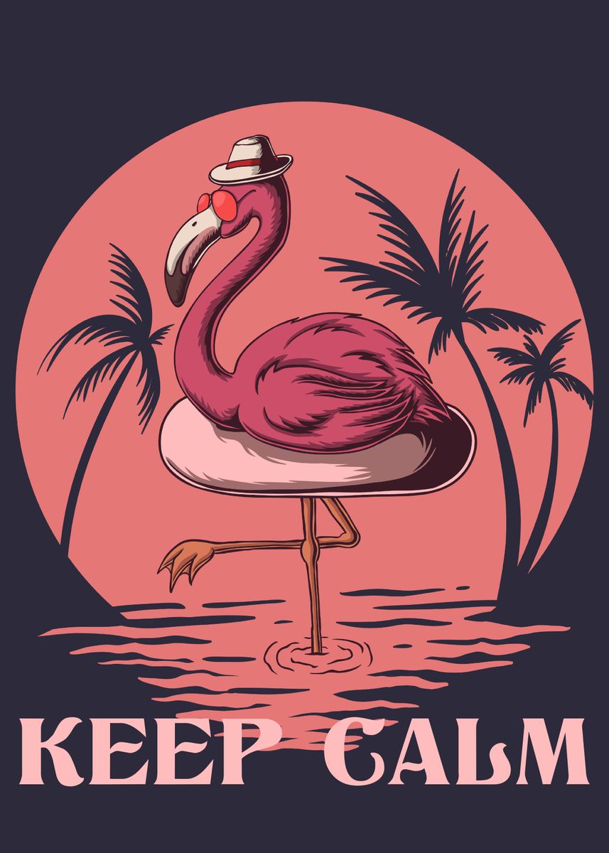 'Keep Calm' Poster, picture, metal print, paint by CRAFTSSSTUDIO | Displate