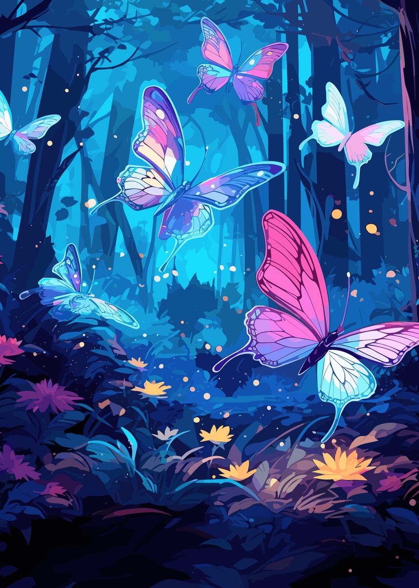 'Beautiful Butterfly' Poster, picture, metal print, paint by Constance ...