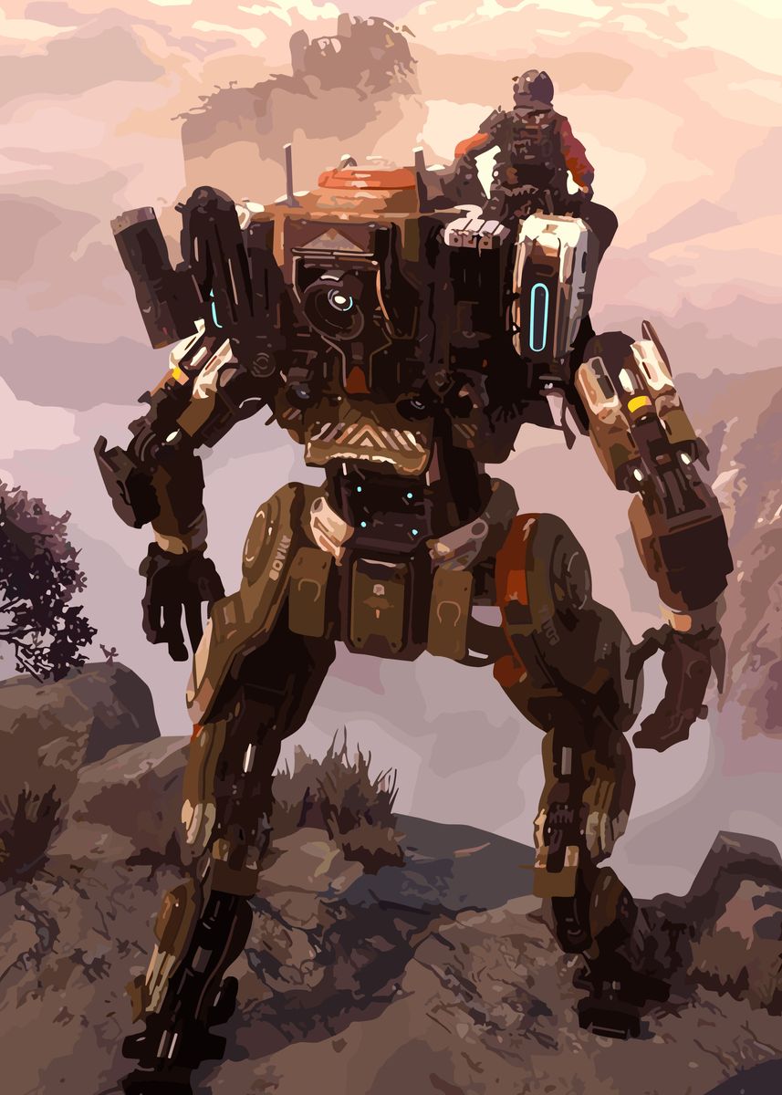 'Titanfall 2' Poster, picture, metal print, paint by red Bone | Displate