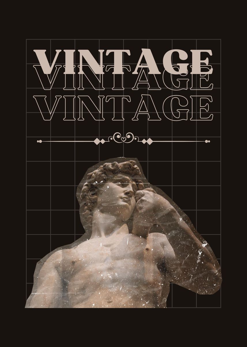 'vintage classic' Poster by AL Store | Displate