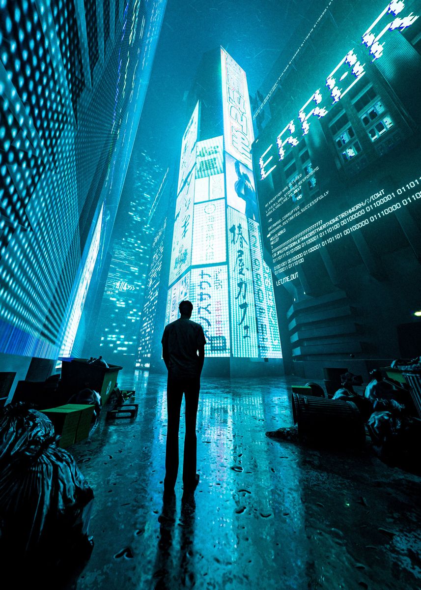 'Error' Poster, picture, metal print, paint by Elipscease | Displate