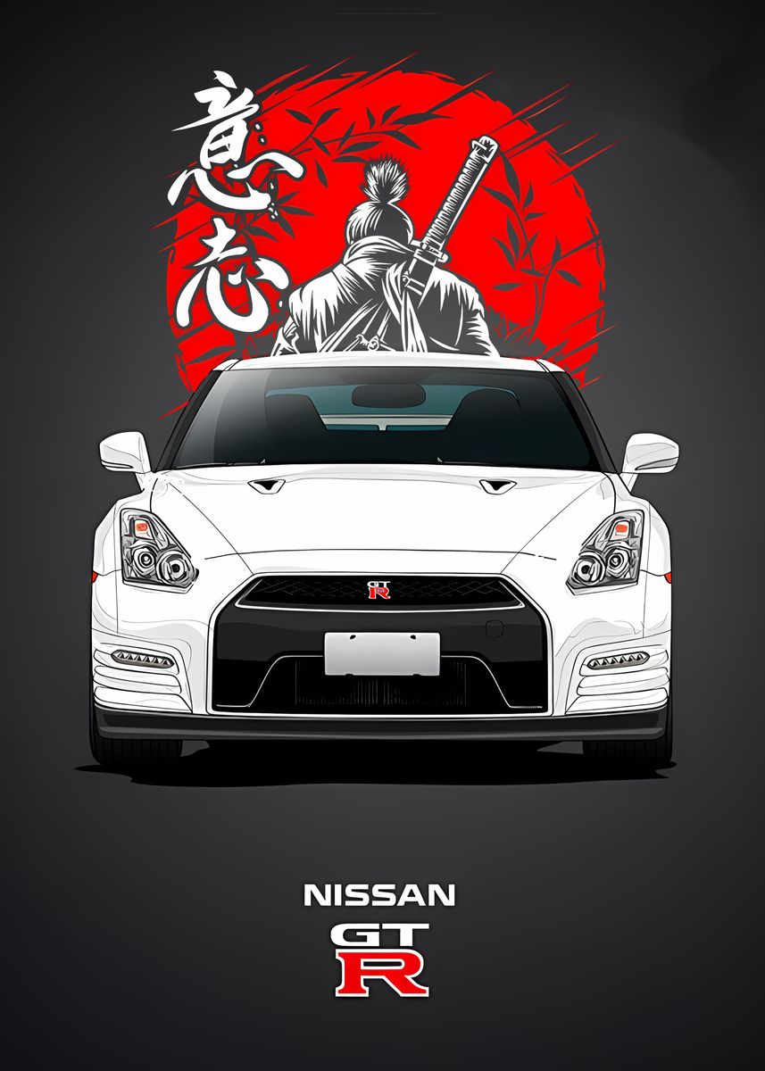 'Nissan GTR R35 ' Poster, picture, metal print, paint by ART JOY STUDIO ...