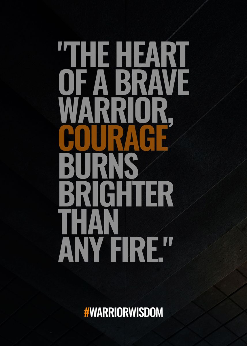 'Heart of a Warriors' Poster, picture, metal print, paint by Mr Penguin ...