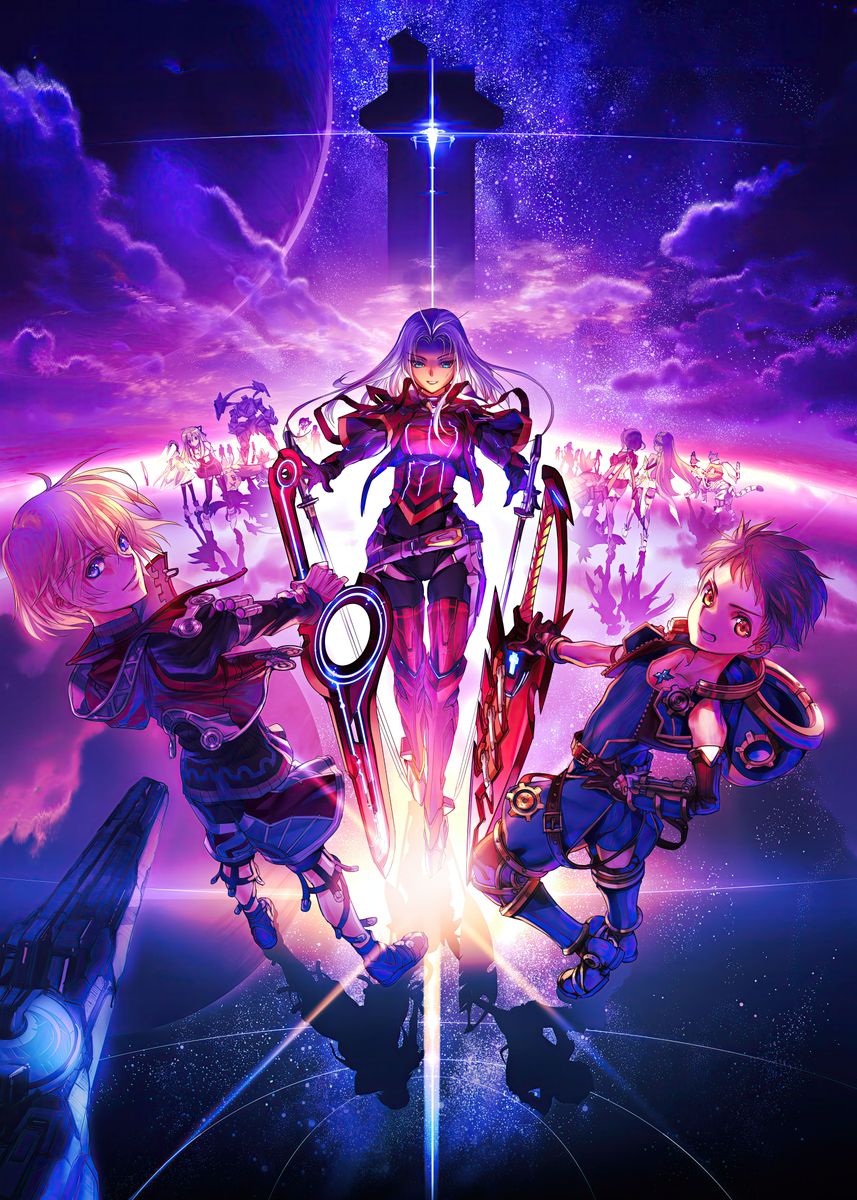 ' Xenoblade Chronicles art' Poster, picture, metal print, paint by ...