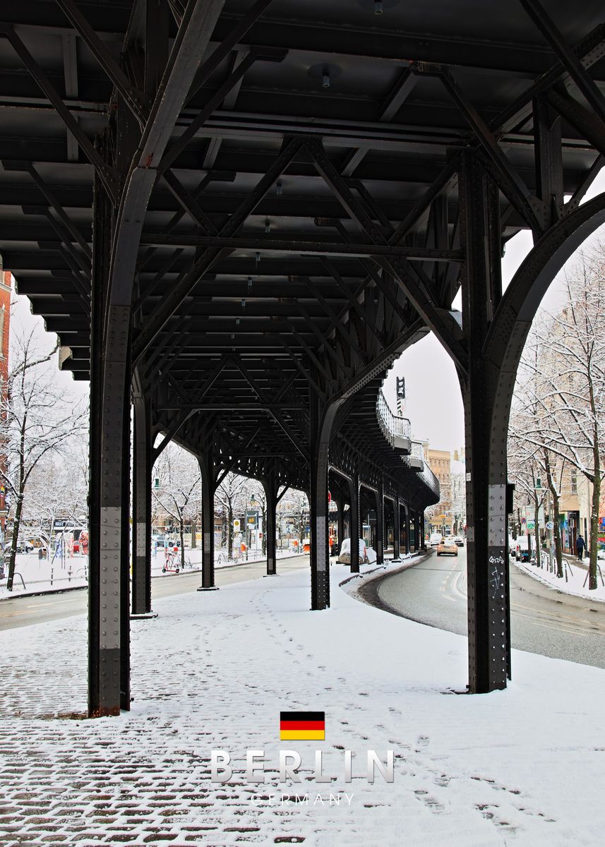 'Berlin City' Poster by Wall Art | Displate