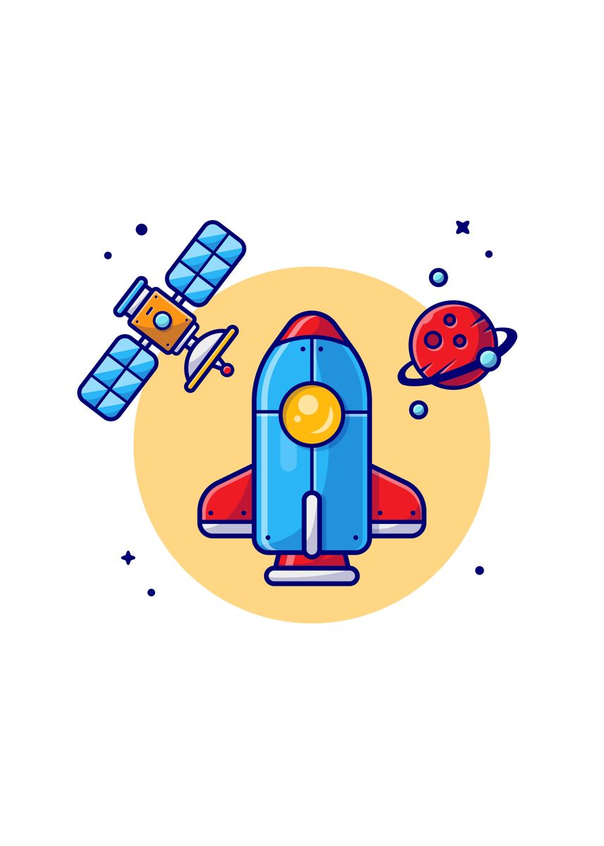 'Space Shuttle Flying ' Poster, picture, metal print, paint by catalyst ...