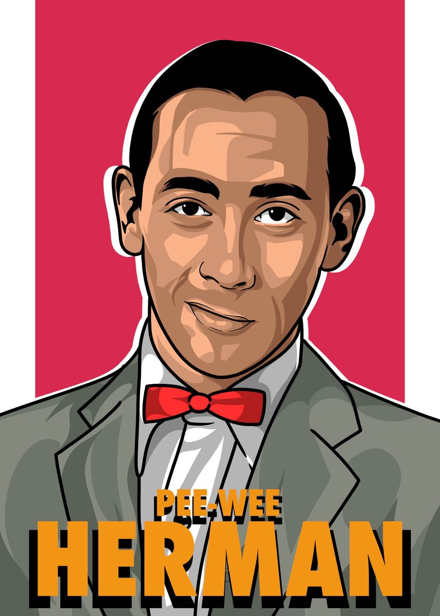 'Pee wee Herman' Poster, picture, metal print, paint by Imad Wpap ...