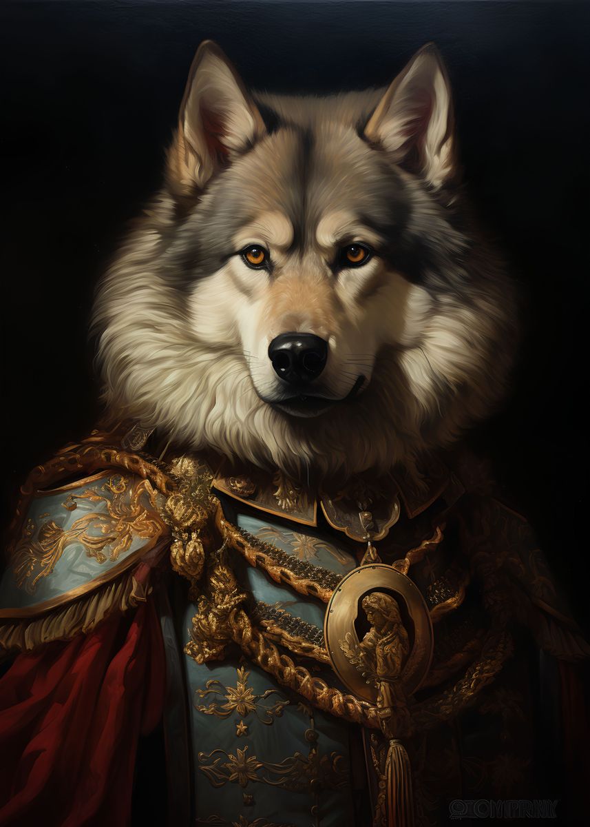 'wolf European kings' Poster by Beautiful Beast | Displate