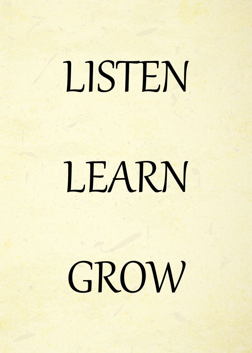 'Motivational' Poster, picture, metal print, paint by Unique Art | Displate