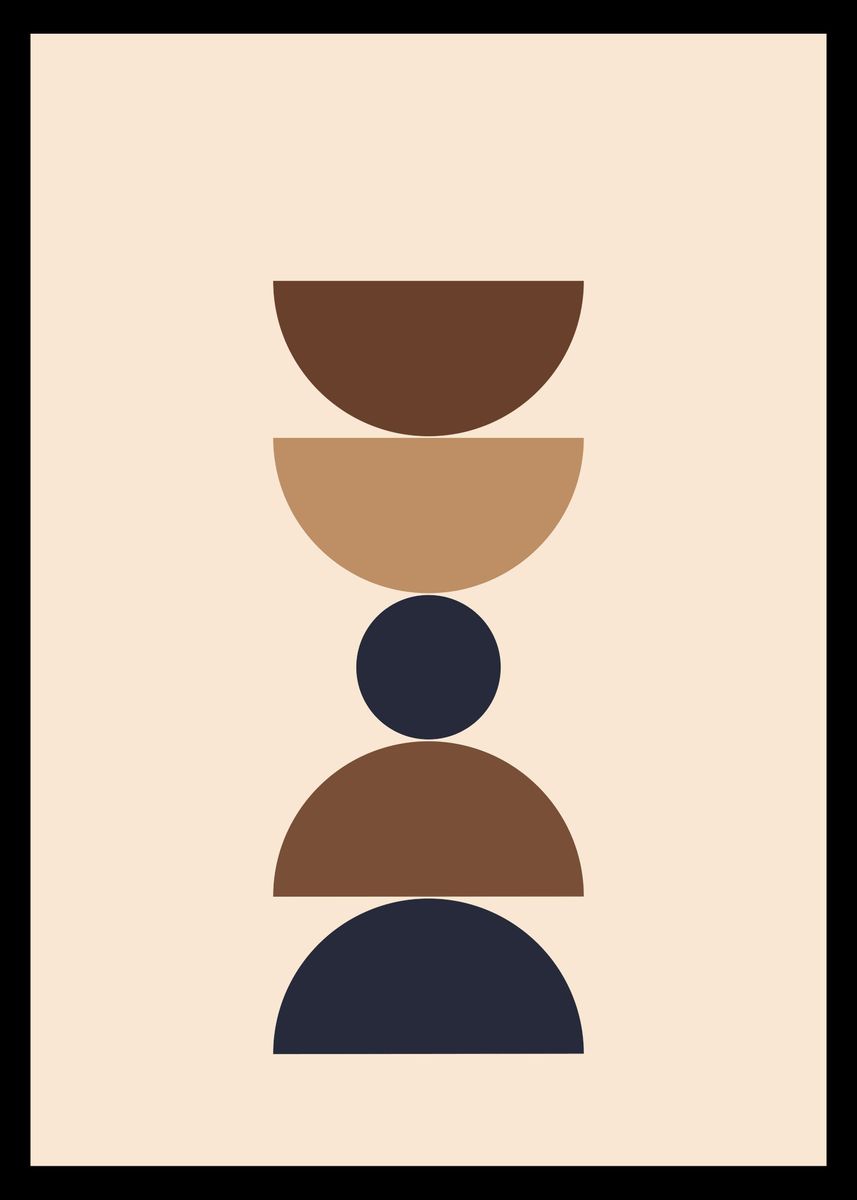 'Boho Minimalist Art' Poster, picture, metal print, paint by Wezt ...