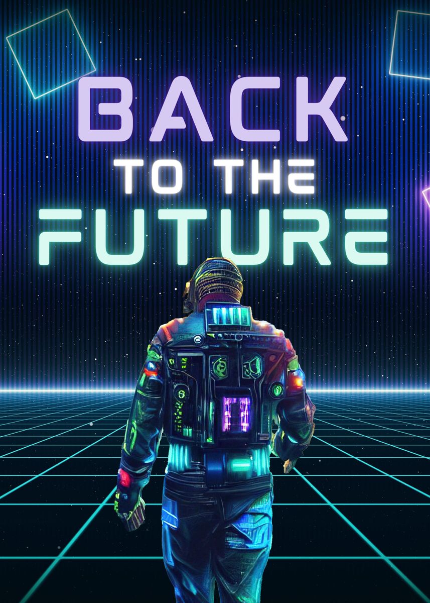 'future space' Poster, picture, metal print, paint by AL Store | Displate