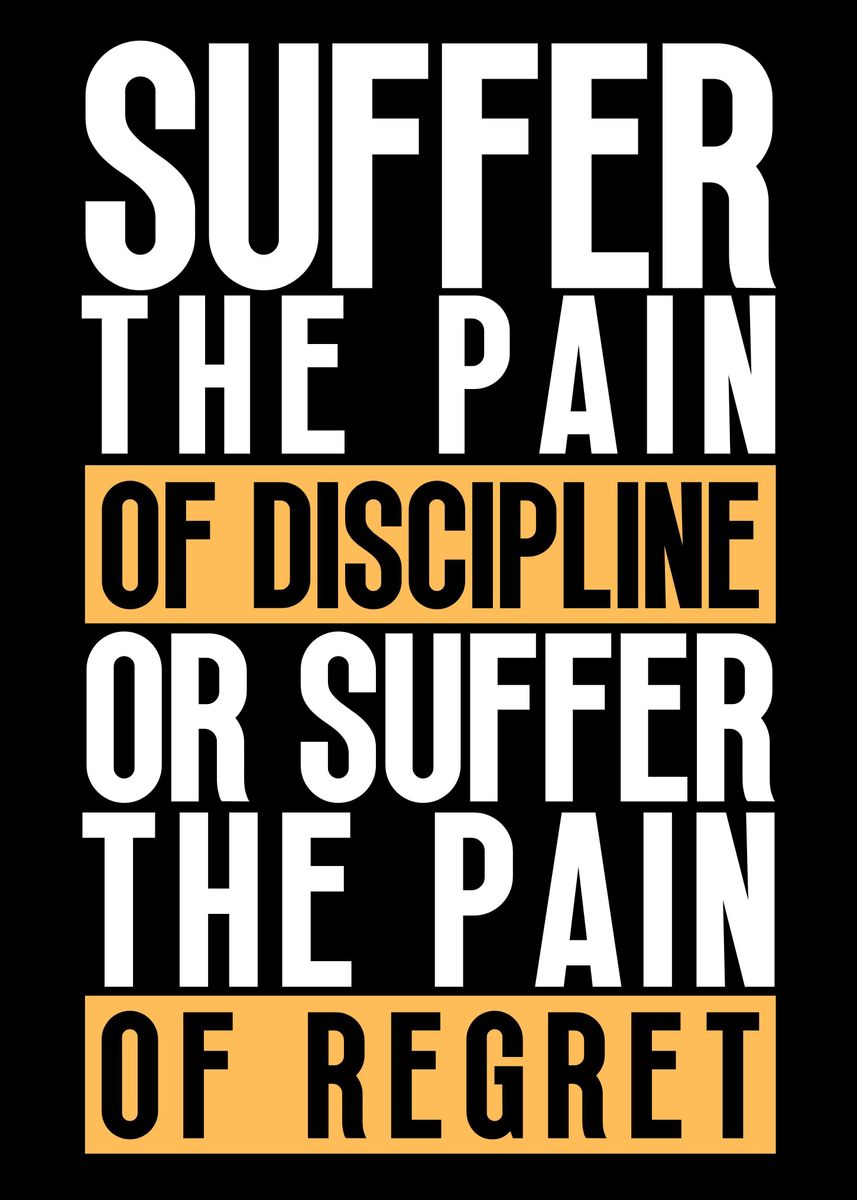 'Motivational Quote' Poster, picture, metal print, paint by Yess | Displate