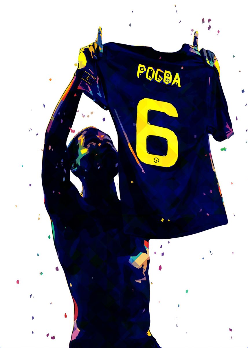 'Paul Pogba France' Poster, picture, metal print, paint by RobertHall ...