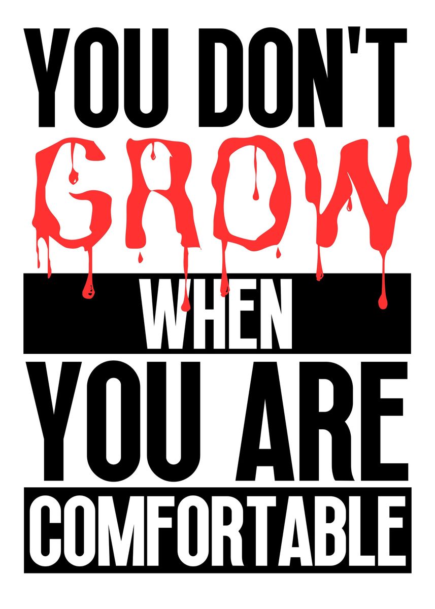 'Comfort Zone' Poster by Wezt Studio | Displate