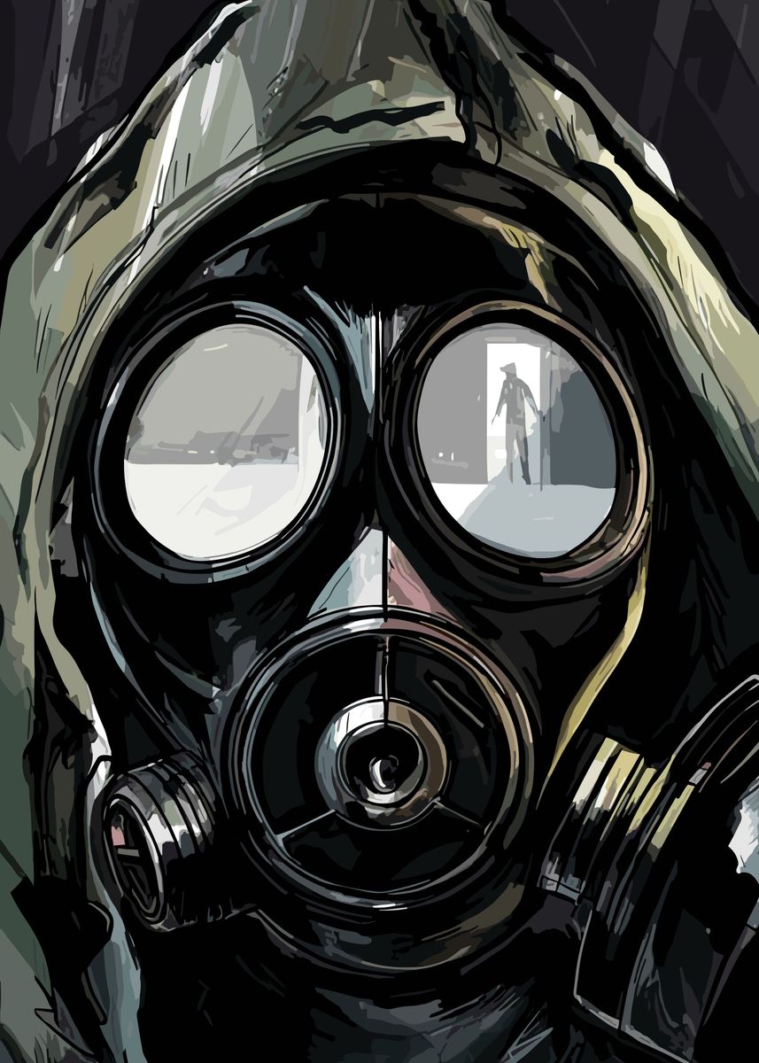 'Deadly Gas' Poster, picture, metal print, paint by 군비 공장 | Displate