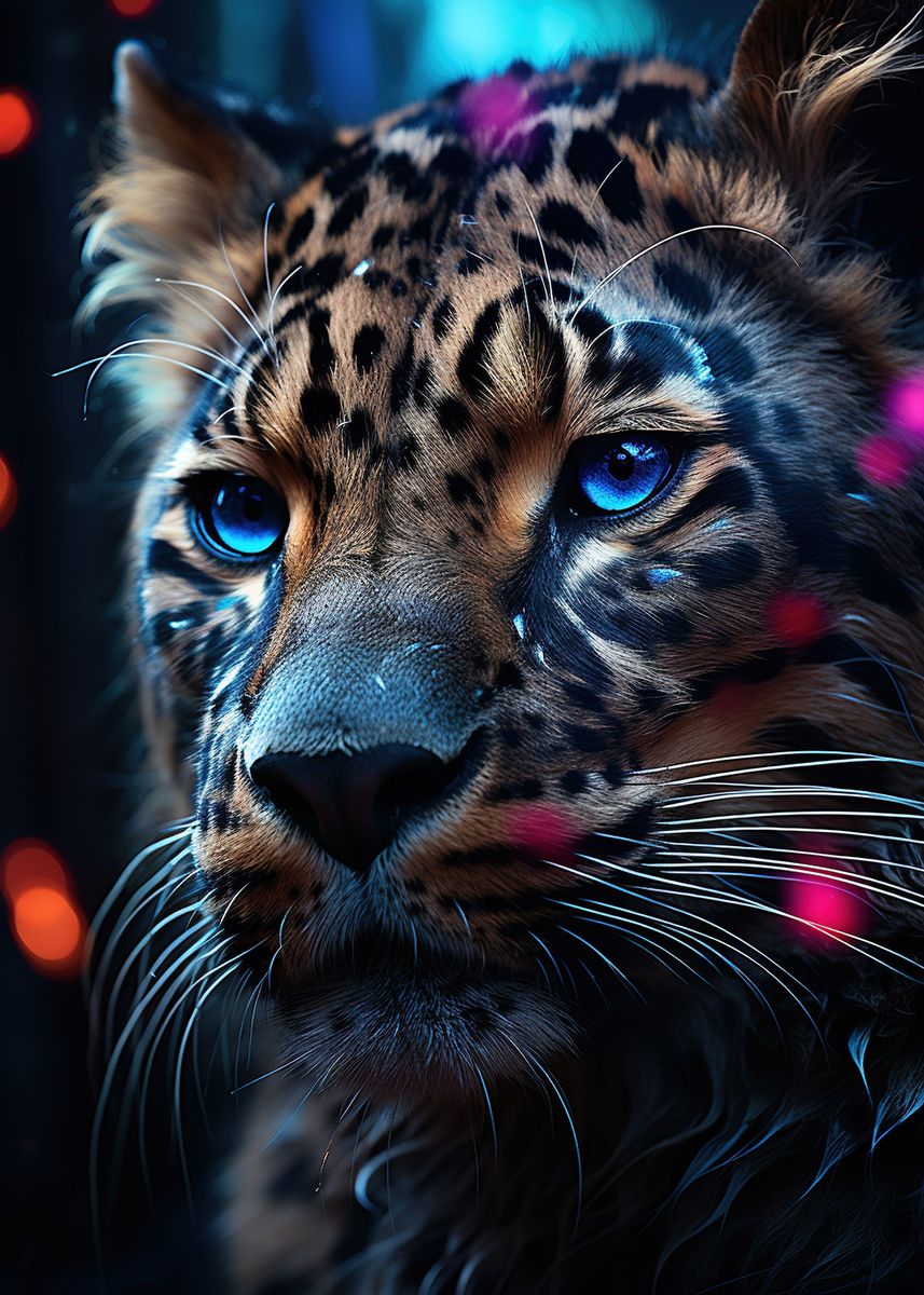 'Cosmic Enigma' Poster, picture, metal print, paint by Senja Kolesnyk | Displate