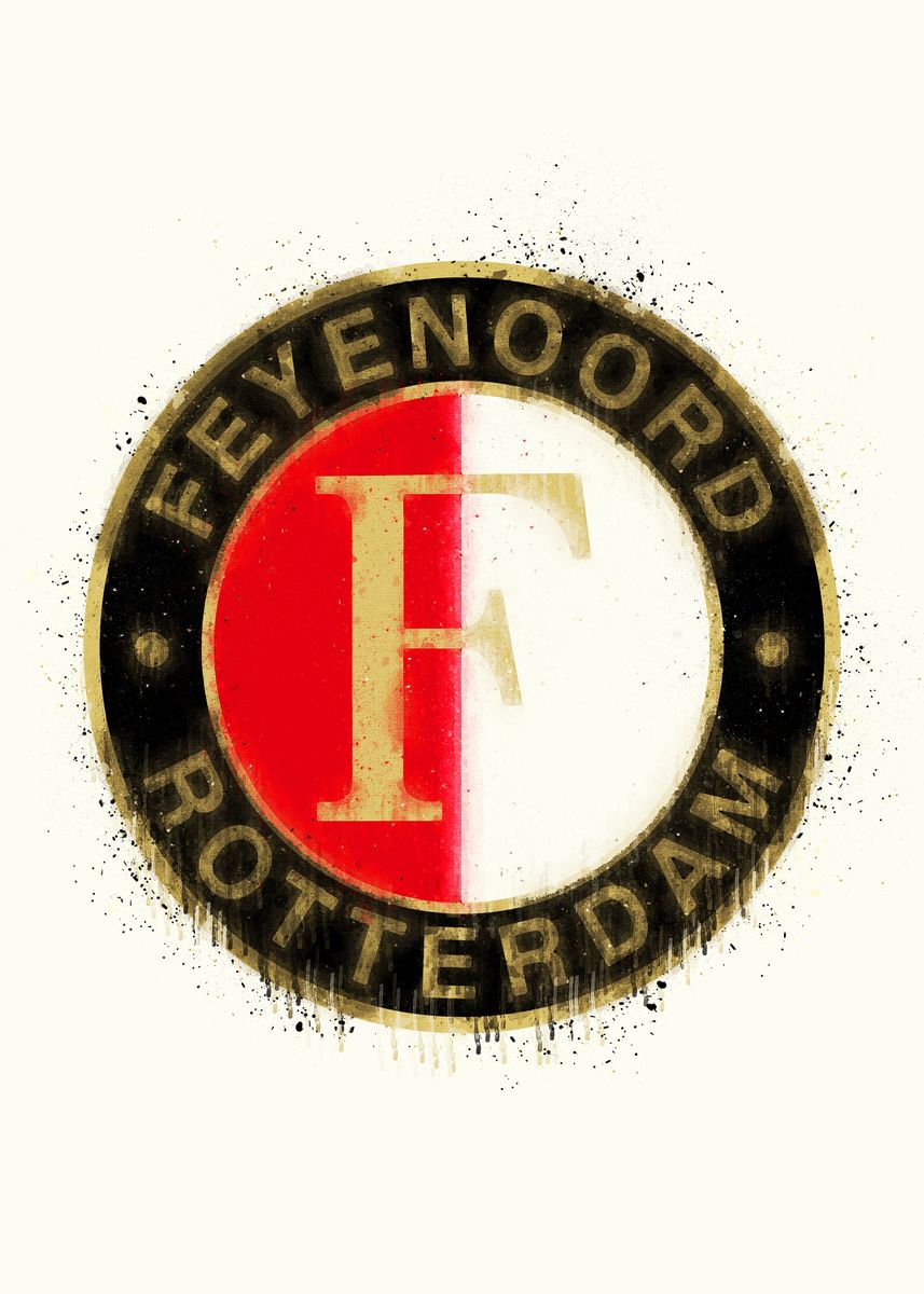 'Feyenoord Rotterdam' Poster, picture, metal print, paint by MarjorieC ...