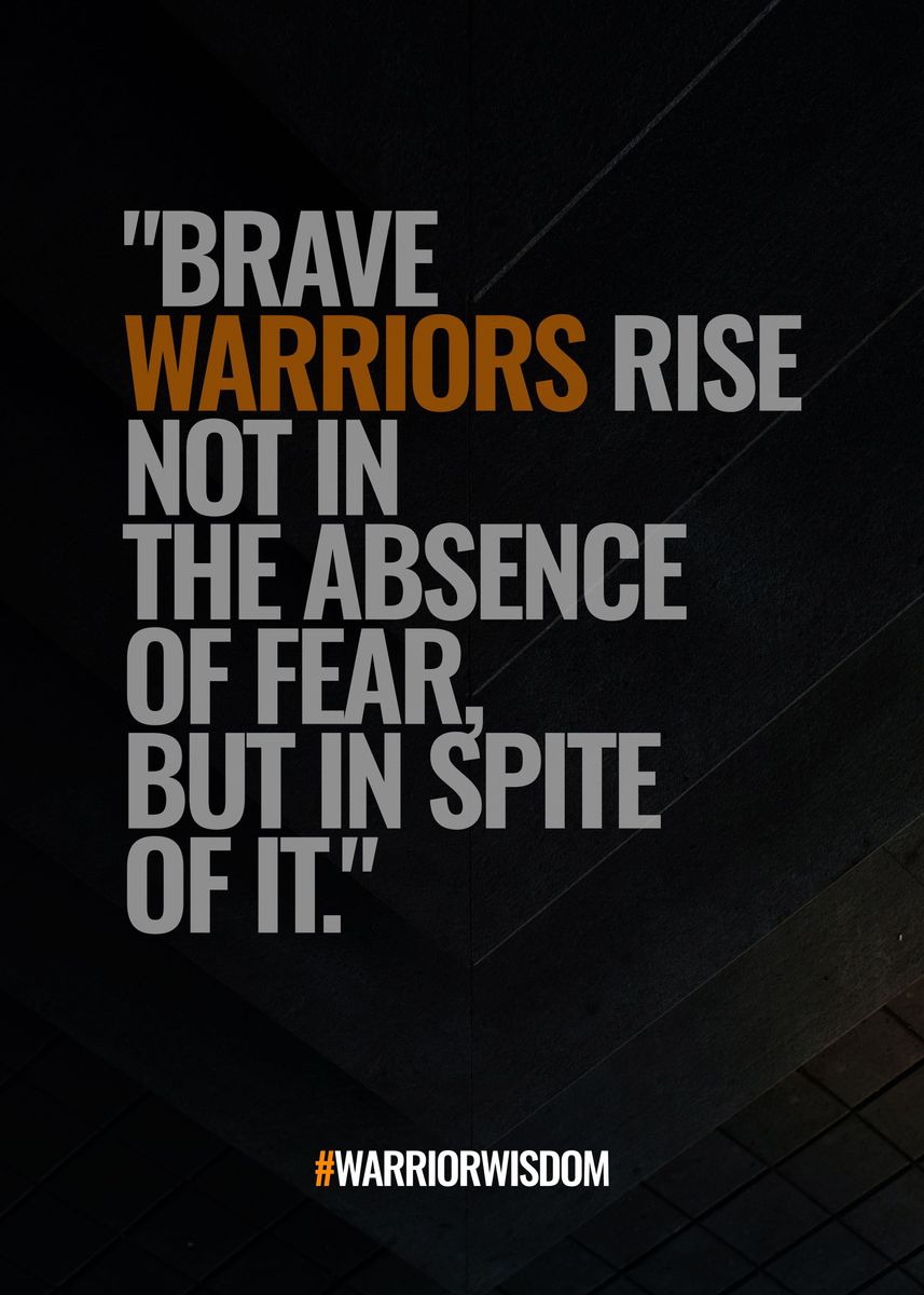 'Brave Warriors' Poster, picture, metal print, paint by Mr Penguin | Displate