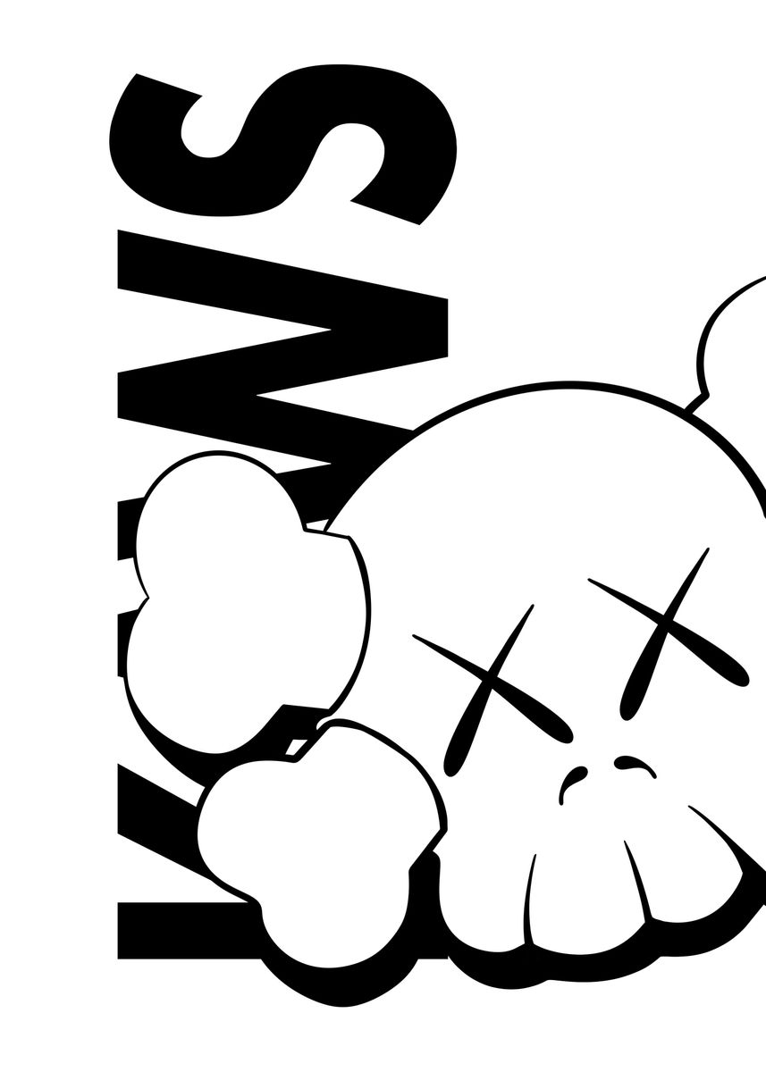 'Kaws set 3' Poster, picture, metal print, paint by Lardis Art | Displate