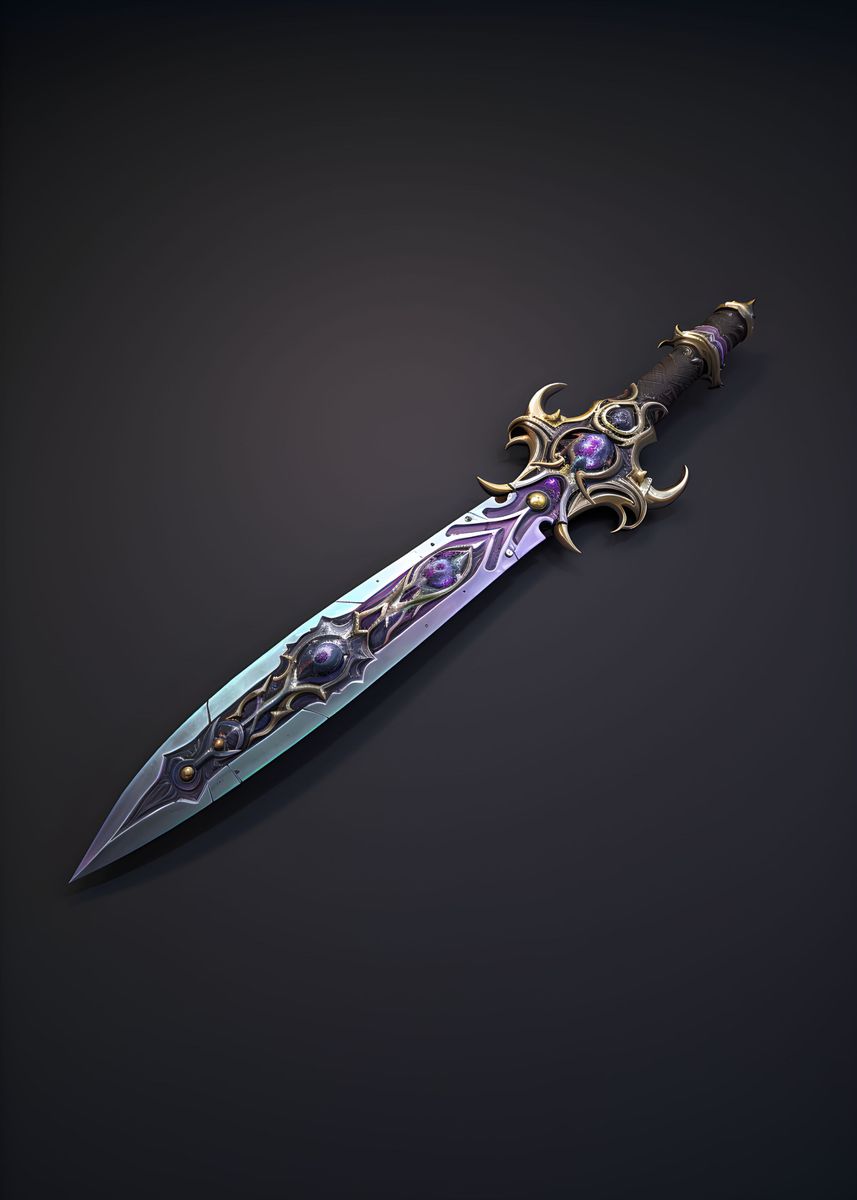 'Engraved Short Sword' Poster, picture, metal print, paint by ...