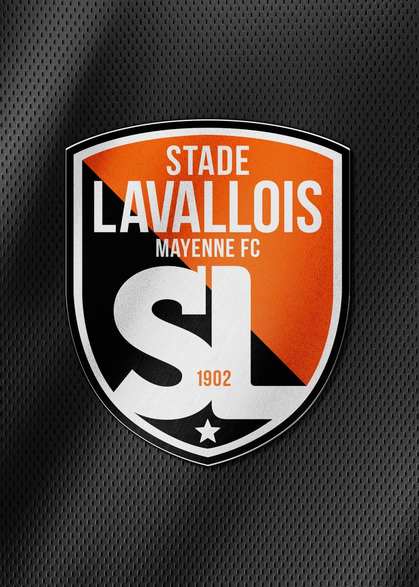 'Stade lavallois Mayenne' Poster, picture, metal print, paint by Tracy ...