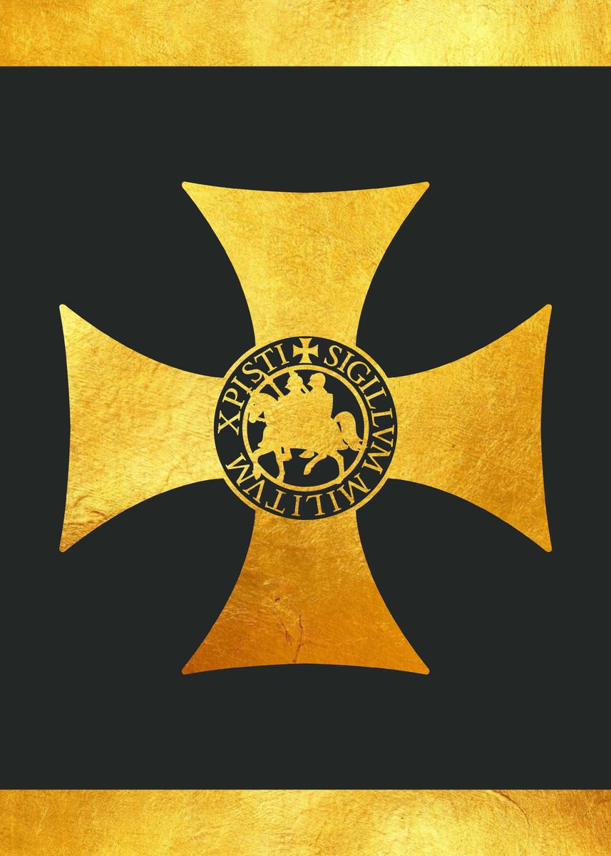 'Crussader Cross' Poster, picture, metal print, paint by Art ...