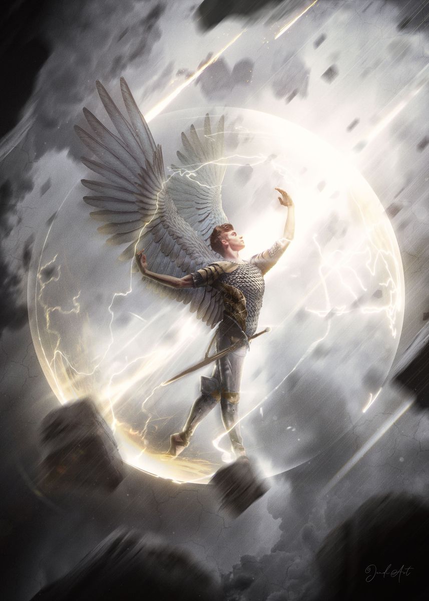 'Ascension' Poster, picture, metal print, paint by Jendi | Displate