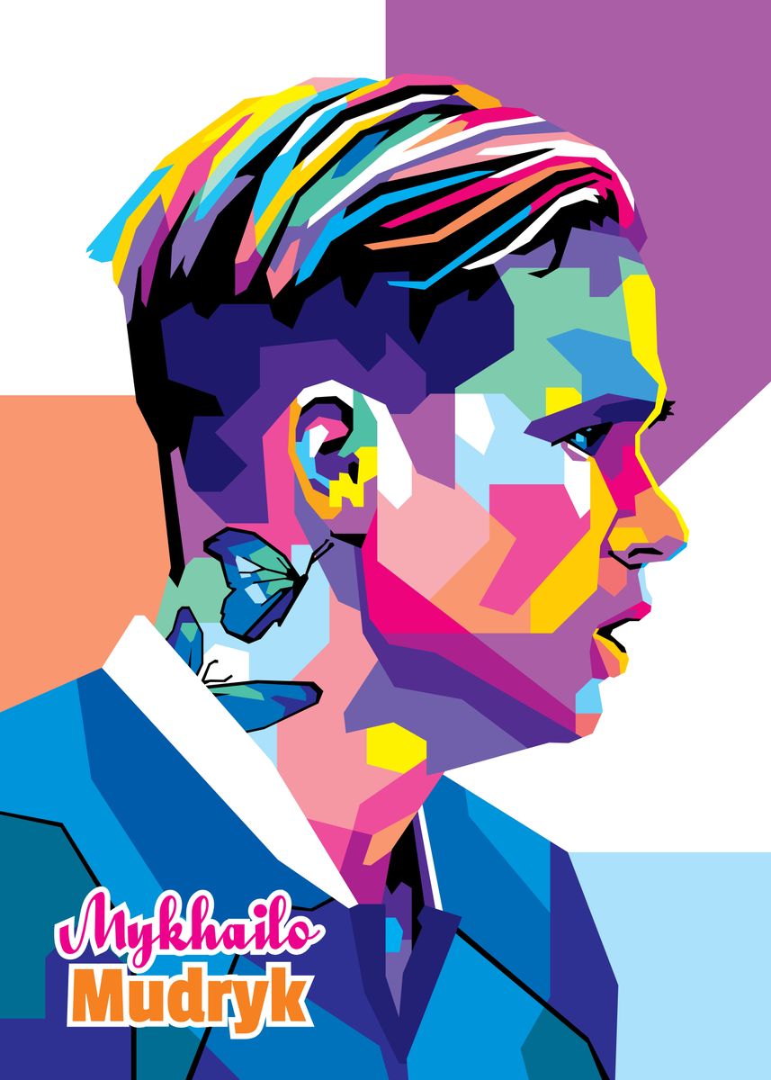 'Mudr in WPAP Style' Poster, picture, metal print, paint by Namrahc Kunatip | Displate
