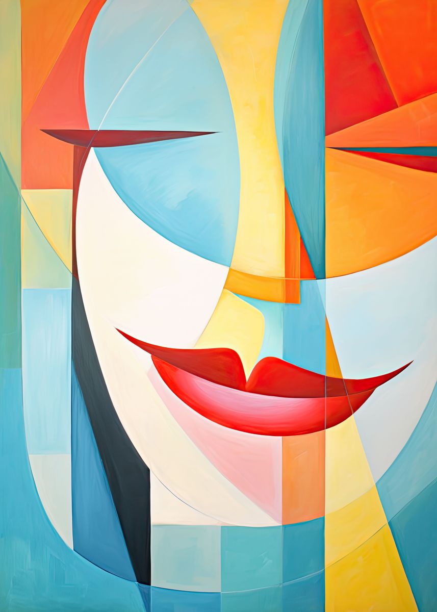 'Dental Cubism Smiles' Poster, picture, metal print, paint by Dr ...