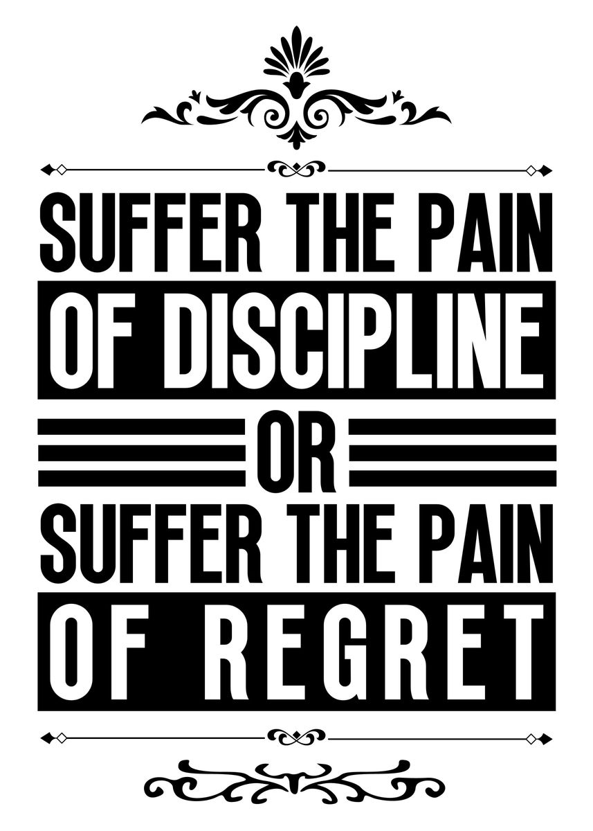 'Motivational Quote' Poster, picture, metal print, paint by Yess | Displate