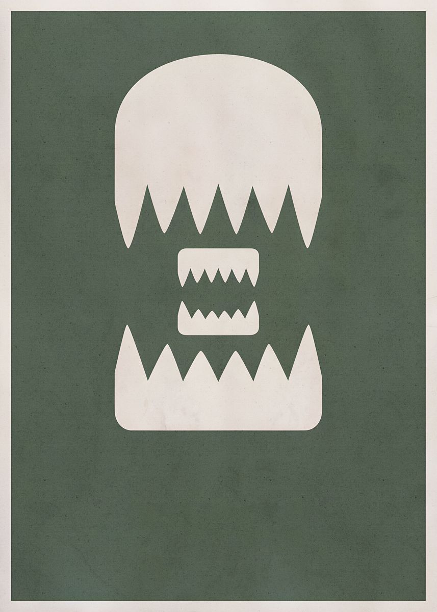 'The Alien Minimalist ' Poster, picture, metal print, paint by Louise ...