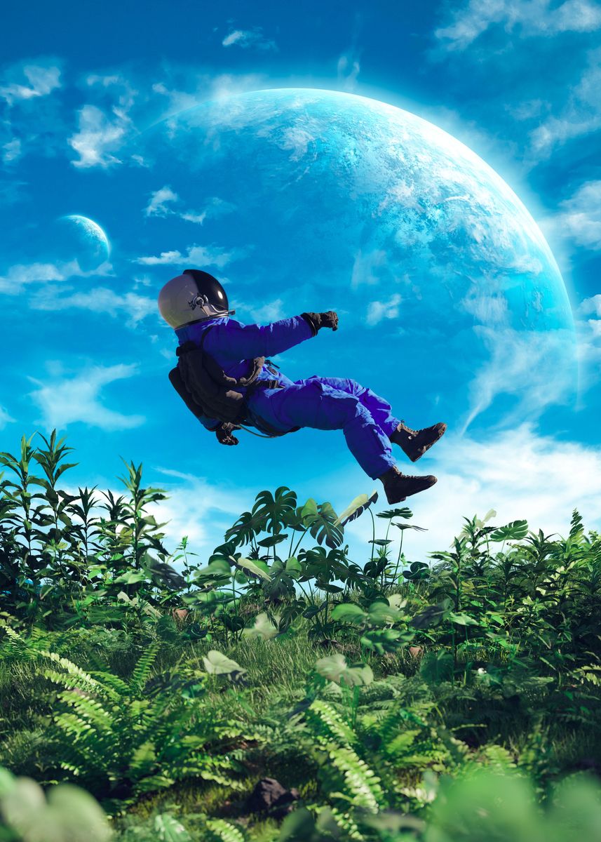 'Levitation' Poster, picture, metal print, paint by Srabon Arafat ...