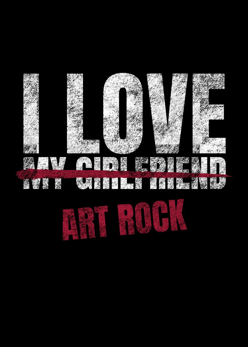 'Art Rock Music Lover' Poster, picture, metal print, paint by Lukes ...