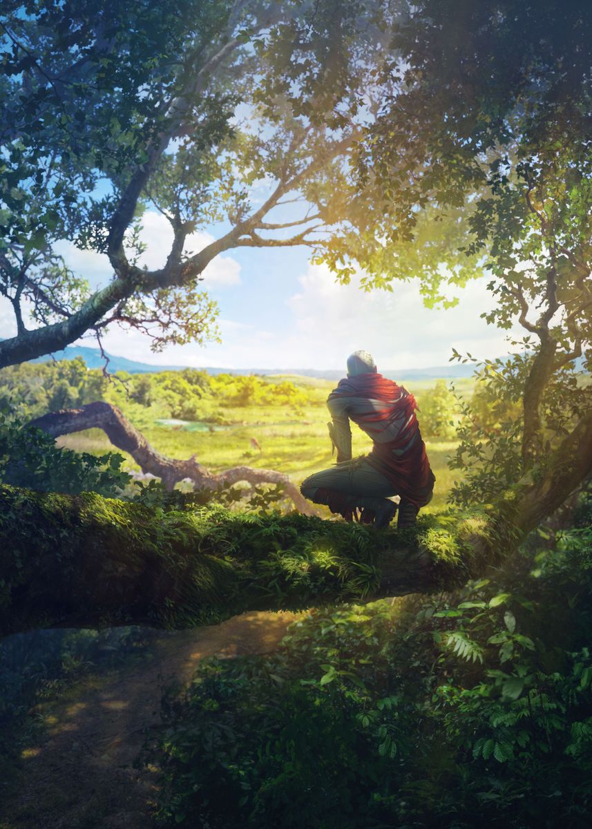 'Forest Guardian' Poster, picture, metal print, paint by Max Asabin ...