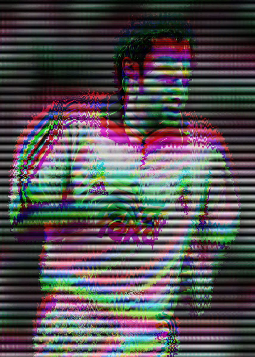 'LUIS FIGO LEGEND' Poster, picture, metal print, paint by Kilua | Displate