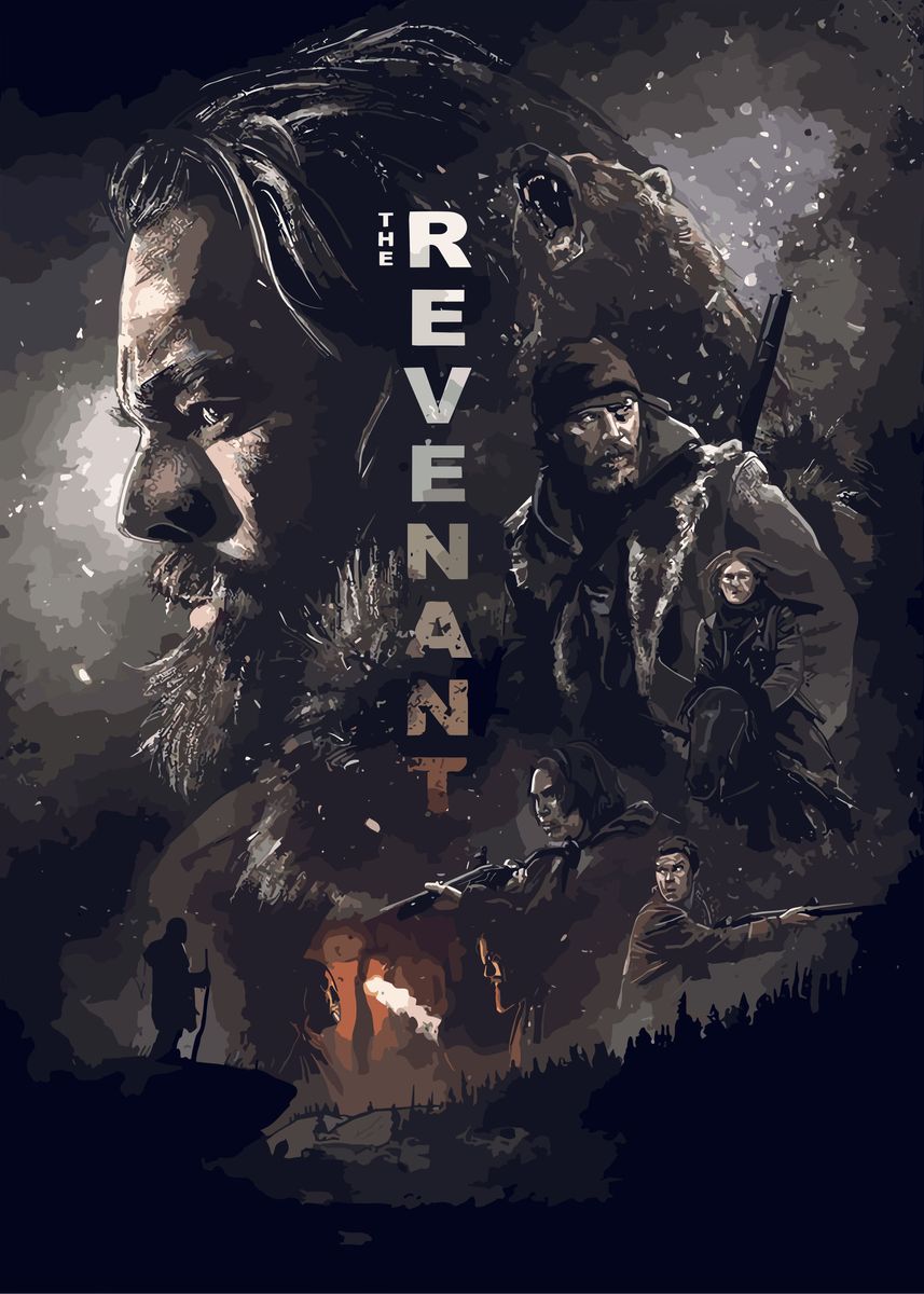 'The Revenant' Poster, picture, metal print, paint by Alita marquez ...