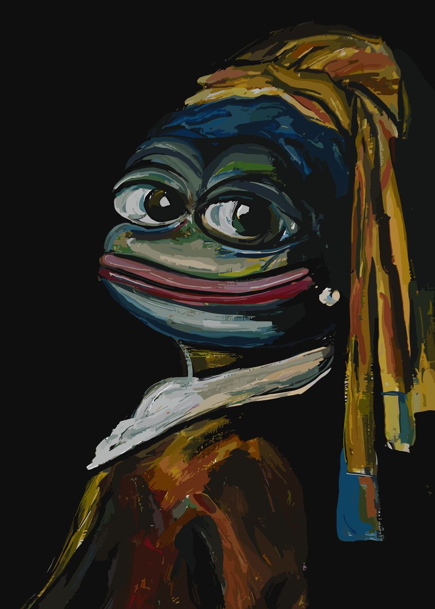 'Pepe meme' Poster, picture, metal print, paint by F1 Super Car | Displate